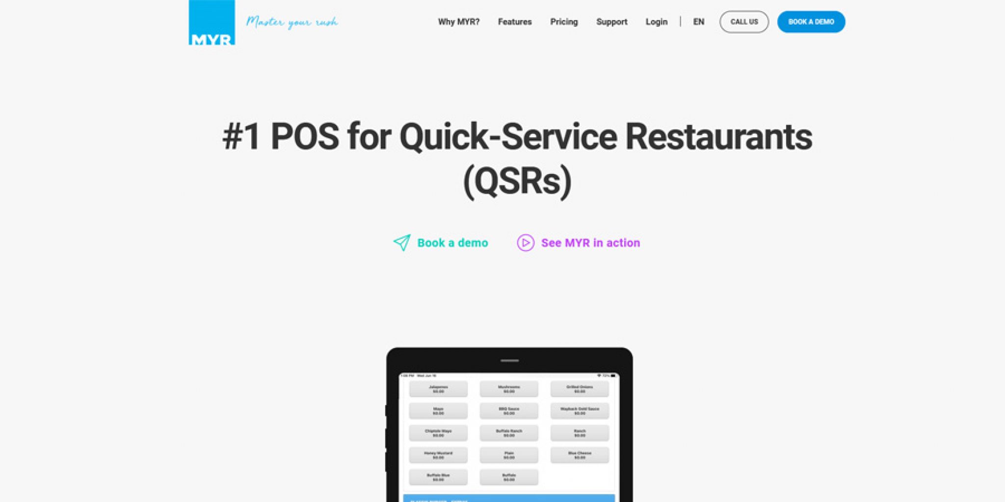 MYR POS System Review (2025) - Pricing, Details & Features
