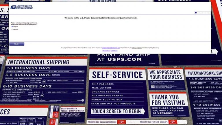 U.S. Postal Experience - Customer Survey & Questionnaire